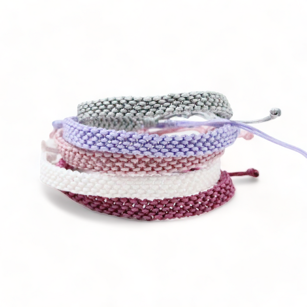 Vintage Love Single Color Knotted Bracelet – rallystrings